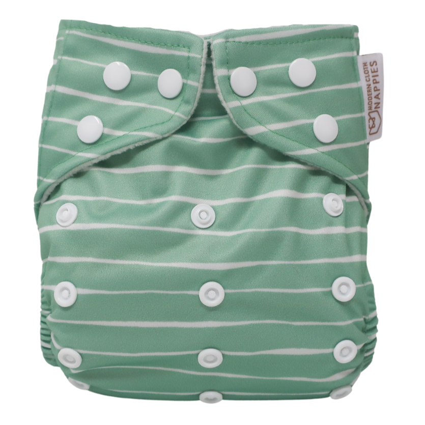 Duo Pocket One Size Reusable Nappy Shoreline