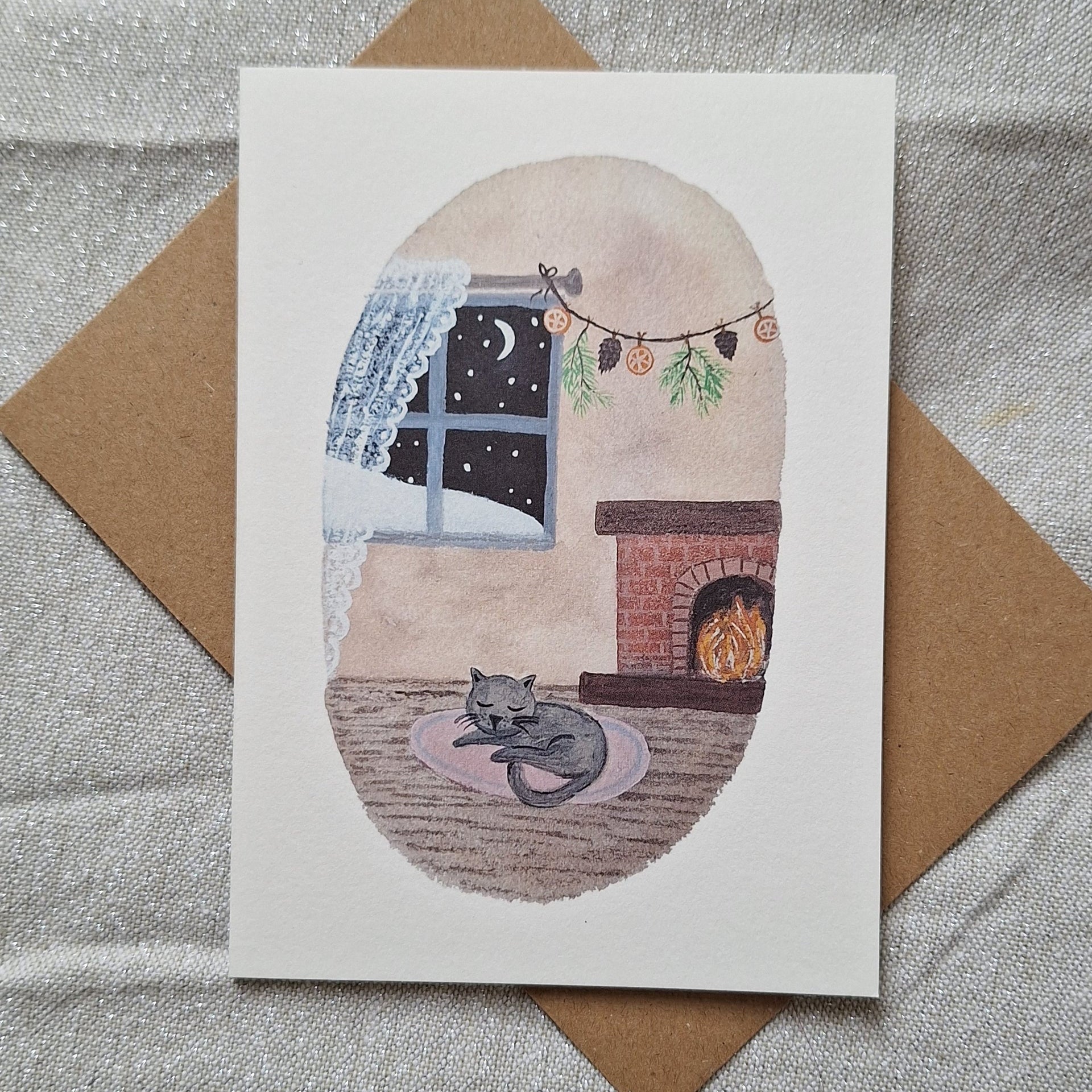 Lydia Mae Design Cat Nap Greetings Card – SMALL-FOLK