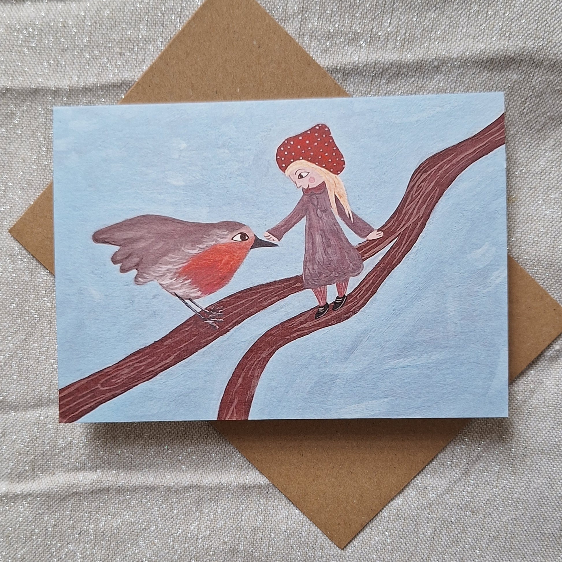Lydia Mae Design Robin Friend Greetings Card – SMALL-FOLK