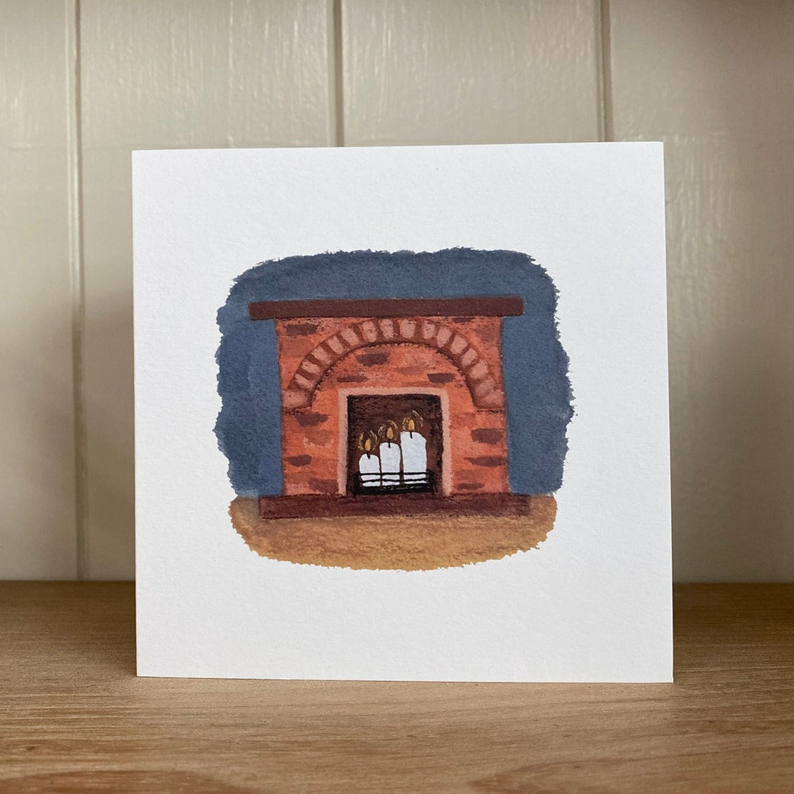 Lydia Mae Design Fireplace Greetings Card – SMALL-FOLK